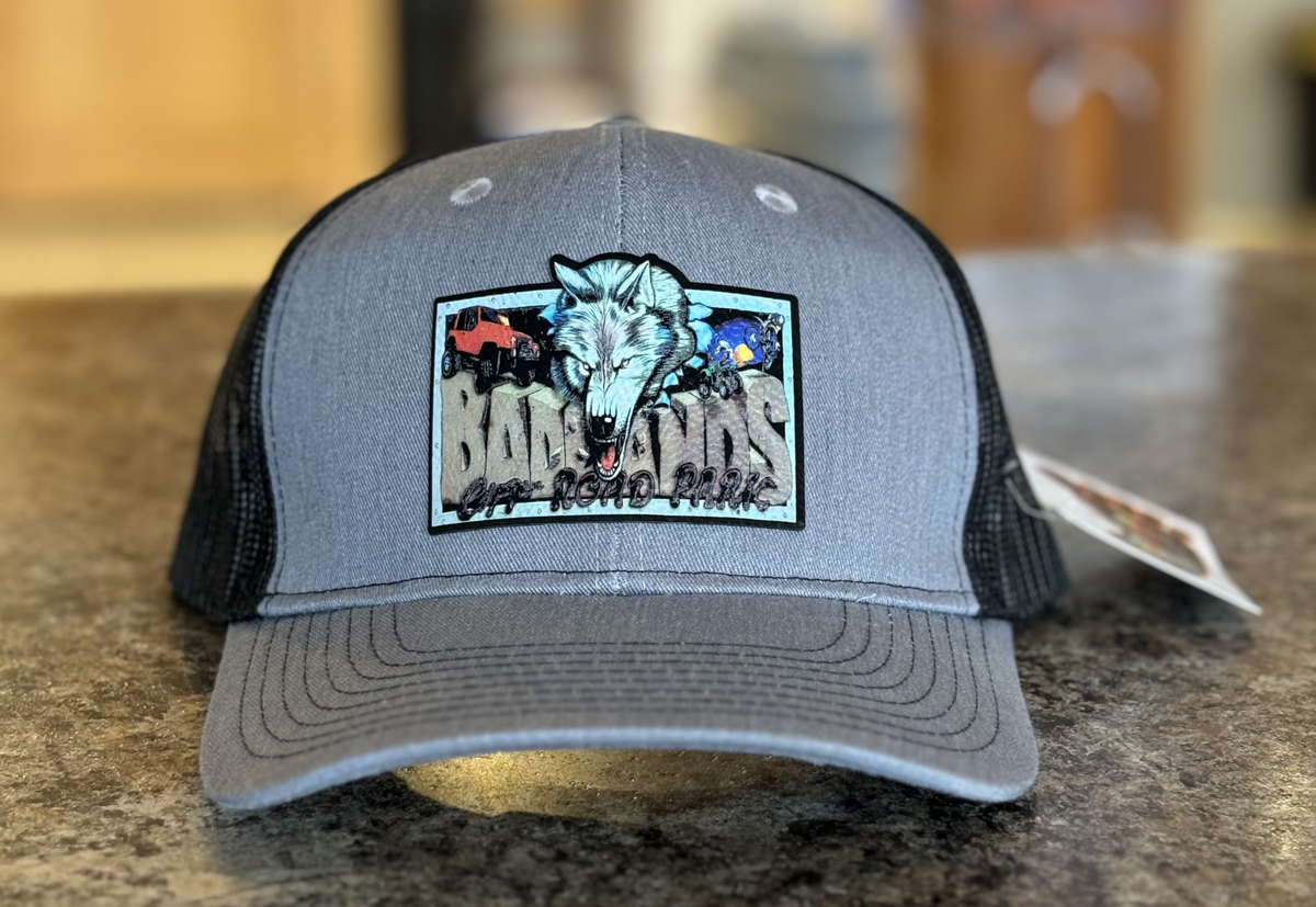 Badlands Wolf Patch Curved Bill Hat – Badlands Off Road Park